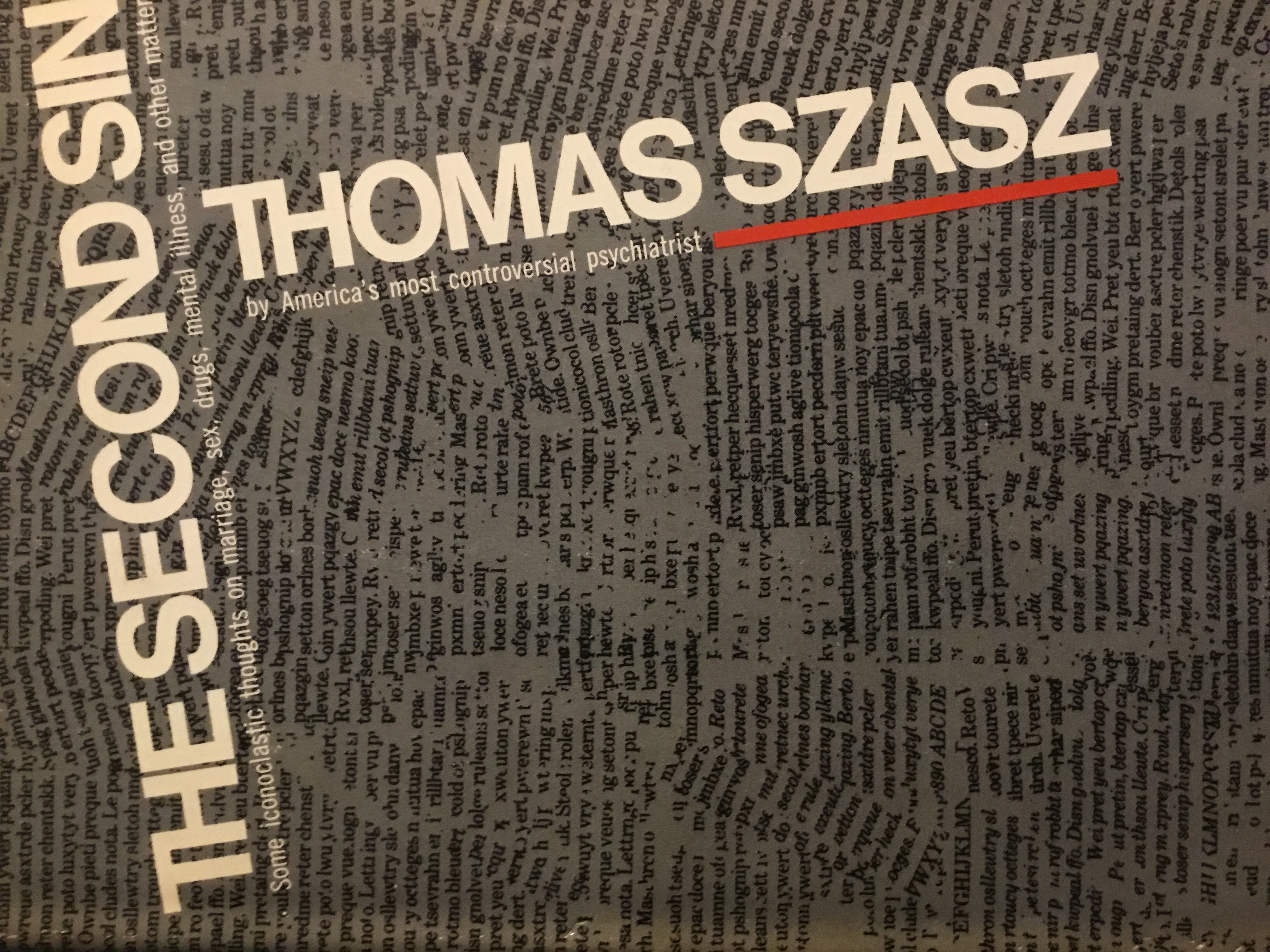 The Second Sin by Thomas Szasz | Goodreads