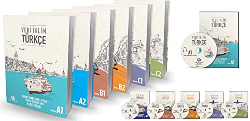 Turkish Language Complete Set Course Books Yedi iklim 6 Books 6 levels ...