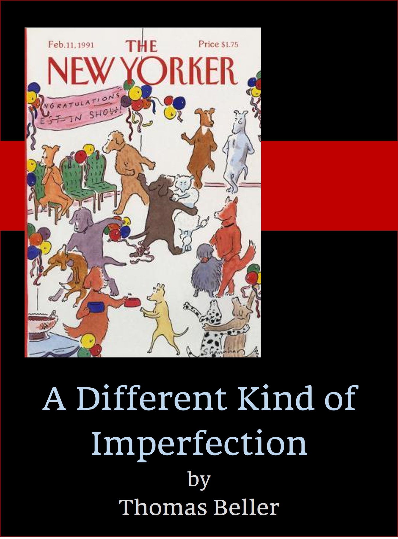 A Different Kind of Imperfection by Thomas Beller | Goodreads