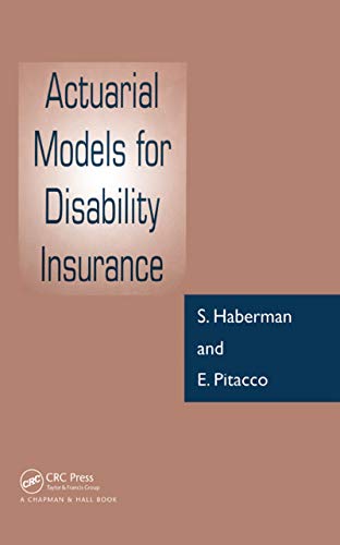 Actuarial Models for Disability Insurance by S Haberman | Goodreads