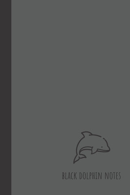 black dolphin notes: small lined Dolphin Notebook / Travel Journal to ...