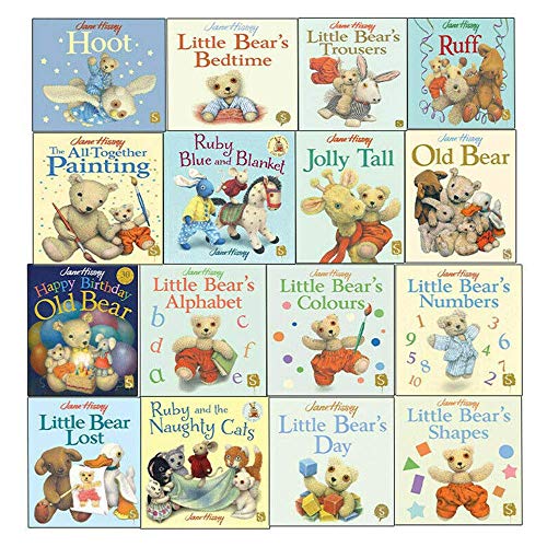 Old Bear Series Jane Hissey Collection 16 Books and Two Cloth Book ...