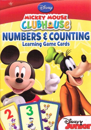 Mickey Mouse Clubhouse Numbers & Counting Learning Game Cards by Walt ...