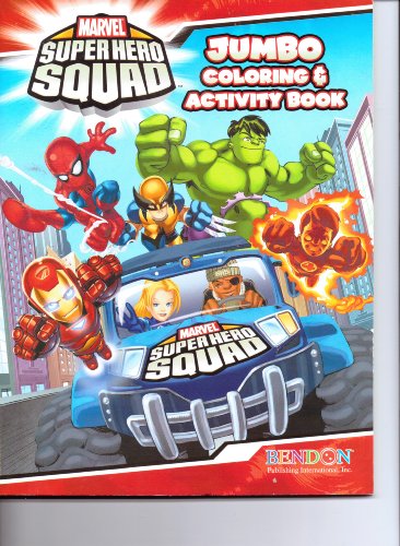 Marvel SuperHero Squad Jumbo Coloring & Activity Book by Marvel Comics ...