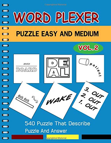 Word Plexer Puzzle Easy and Medium: Vol 2 540 Puzzle that describe ...