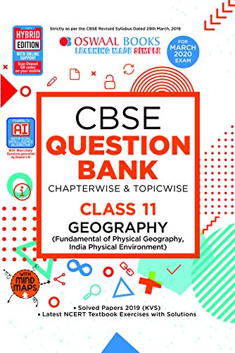 Oswaal CBSE Question Bank Class 11 Geography Chapterwise & Topicwise ...