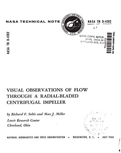 Visual observations of flow through a radial-bladed centrifugal ...