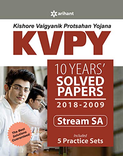 KVPY 10 Years Solved Papers 2018-2009 Stream SA by Arihant Experts ...