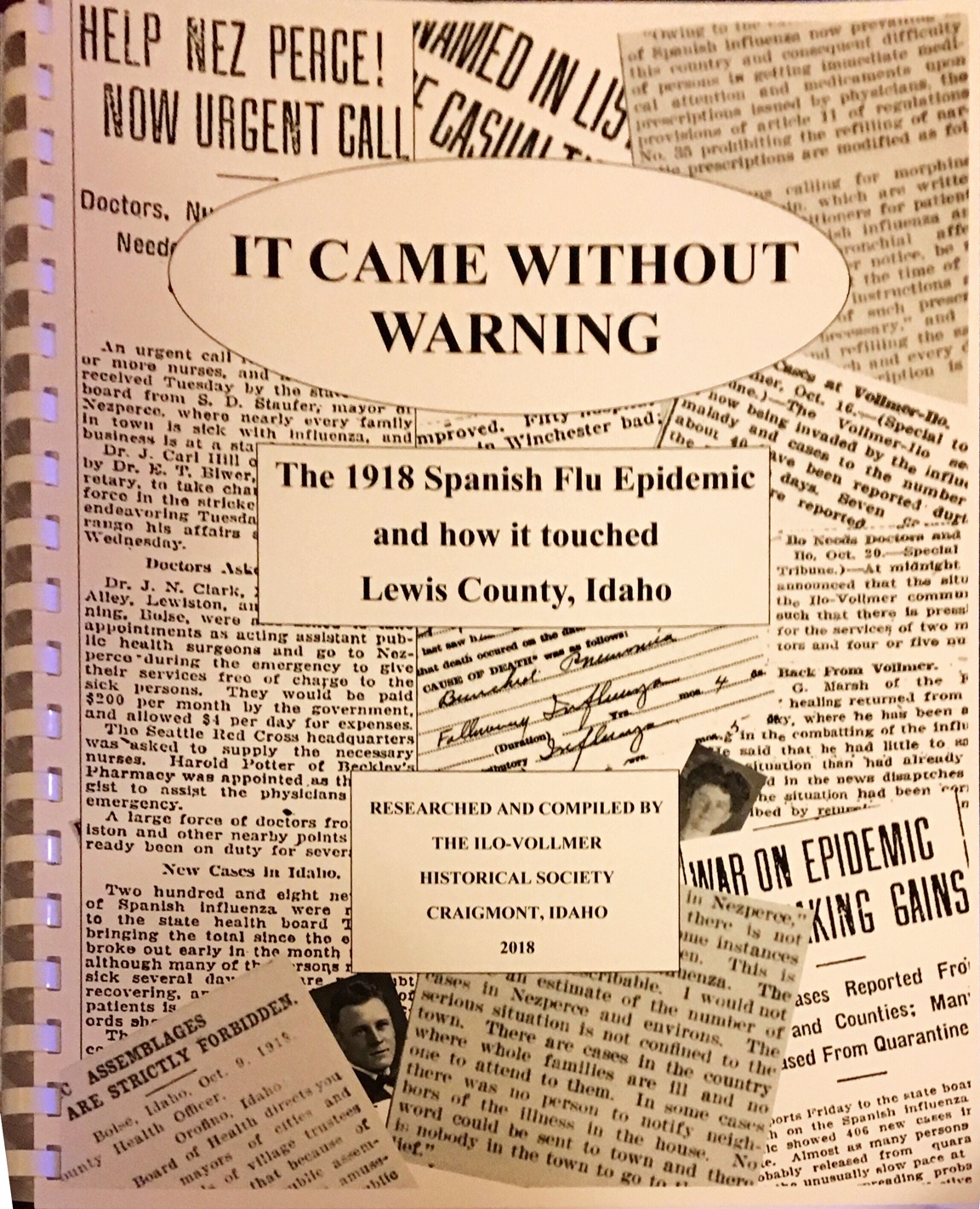 It Came Without Warning - 1918 Spanish Flu Epidemic - Lewis Co. Idaho ...