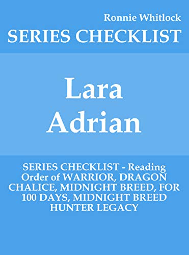 Lara Adrian - SERIES CHECKLIST - Reading Order of WARRIOR, DRAGON ...