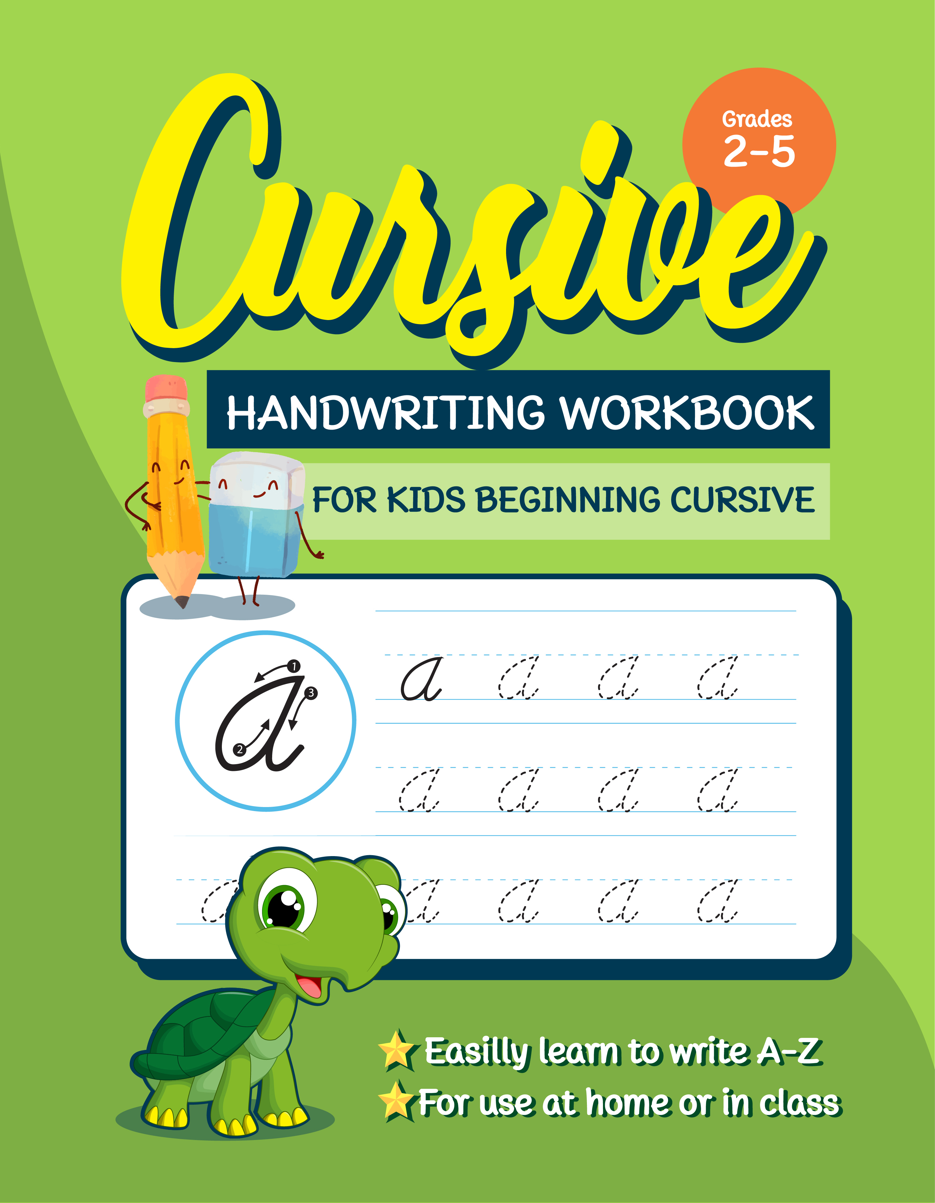 cursive handwriting workbook for kids beginning cursive by A.G. Coxon ...