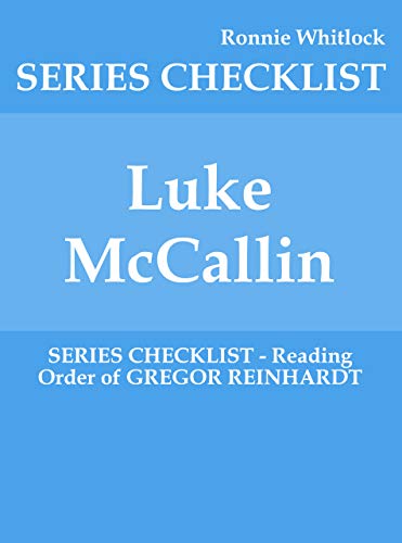Luke McCallin - SERIES CHECKLIST - Reading Order of GREGOR REINHARDT by ...