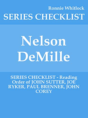 Nelson DeMille - SERIES CHECKLIST - Reading Order of JOHN SUTTER, JOE ...