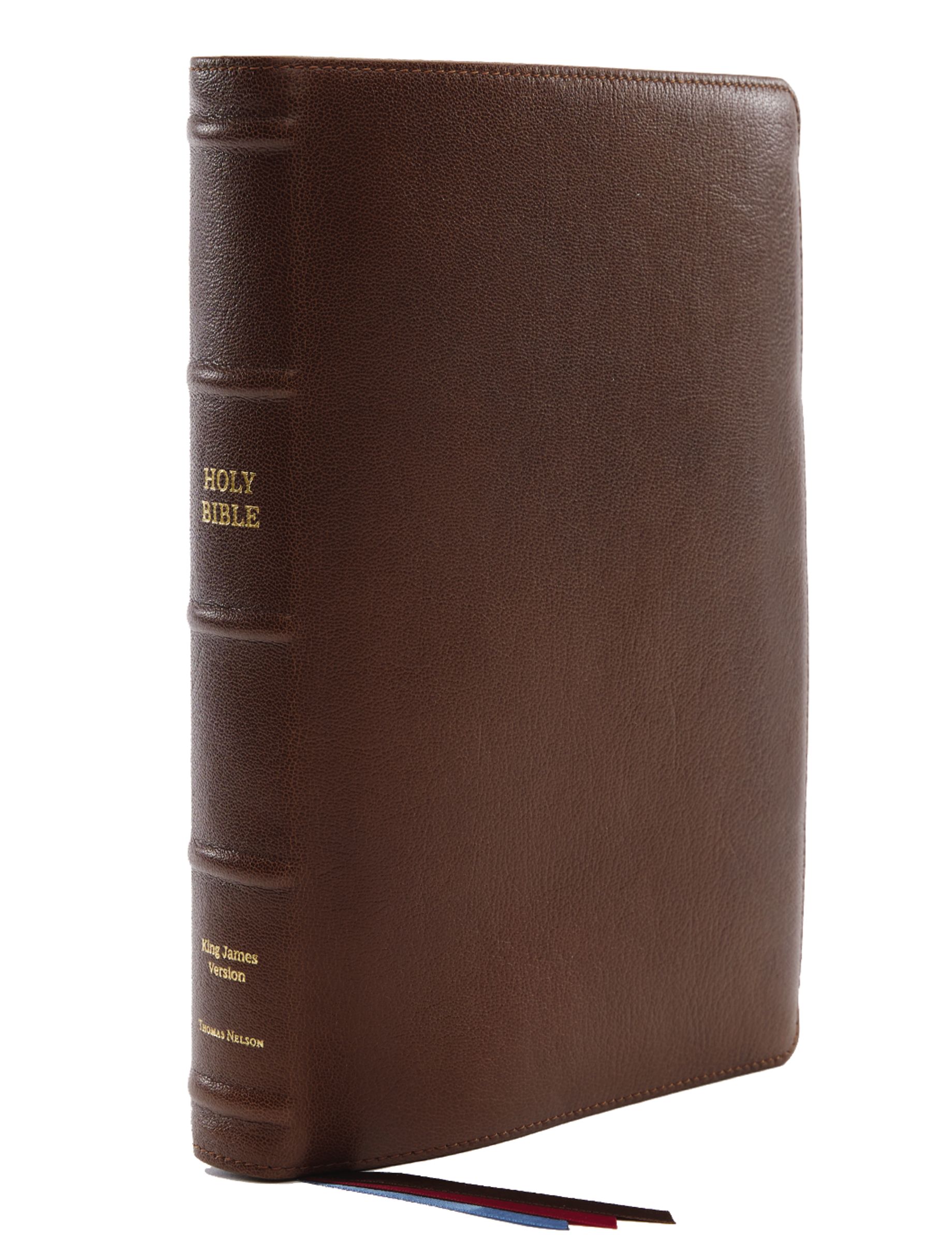 KJV Holy Bible: Giant Print with 53,000 Cross References, Brown Premium ...