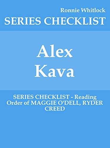 Alex Kava - SERIES CHECKLIST - Reading Order of MAGGIE O'DELL, RYDER ...