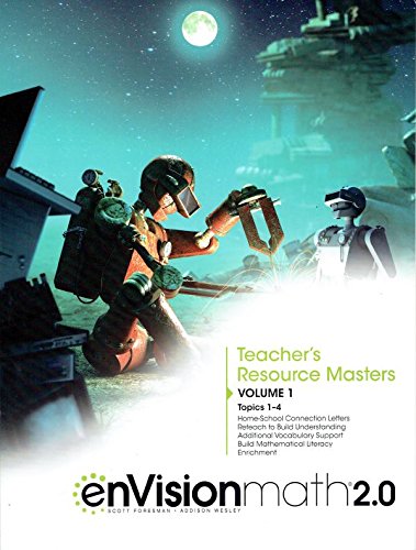 enVision math 2.0 Teacher's Resource Masters Grade 7 Volume 1 Topics 1 ...