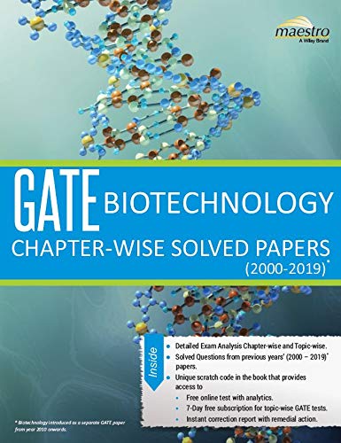 GATE Biotechnology Chapter-Wise Solved Papers by Wiley Editorial ...