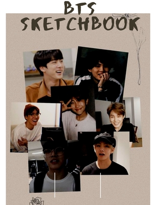 BTS Sketchbook: 150 Page by 7.44" x 9.69 Sketchbook by Bts Fan Girl ...