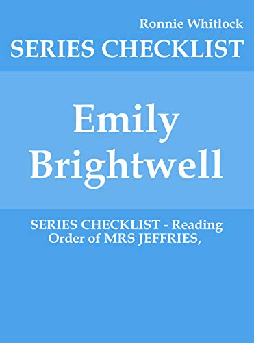 Emily Brightwell - SERIES CHECKLIST - Reading Order of MRS JEFFRIES, by ...