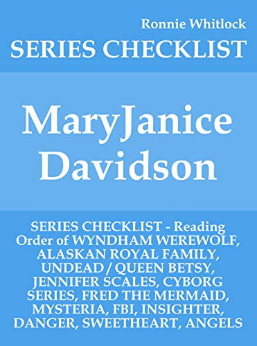 MaryJanice Davidson - SERIES CHECKLIST - Reading Order of WYNDHAM ...