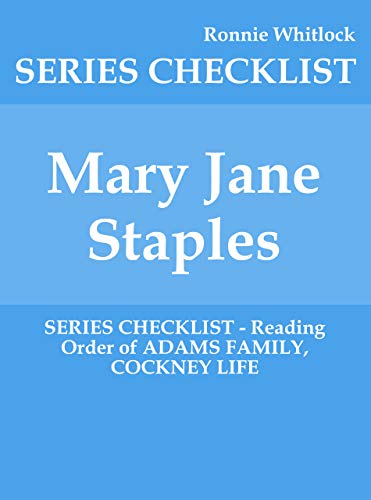 Mary Jane Staples - SERIES CHECKLIST - Reading Order of ADAMS FAMILY ...