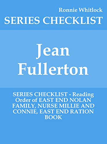 Jean Fullerton - SERIES CHECKLIST - Reading Order of EAST END NOLAN ...