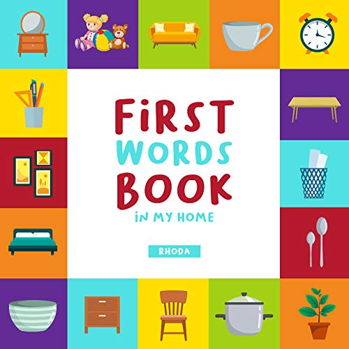 First Word Book: In My Home Picture Book For Baby by Rhoda Books ...