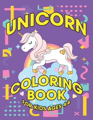 Unicorn Coloring Book for Kids Ages 4-8: Funny Unicorns Star Magical ...