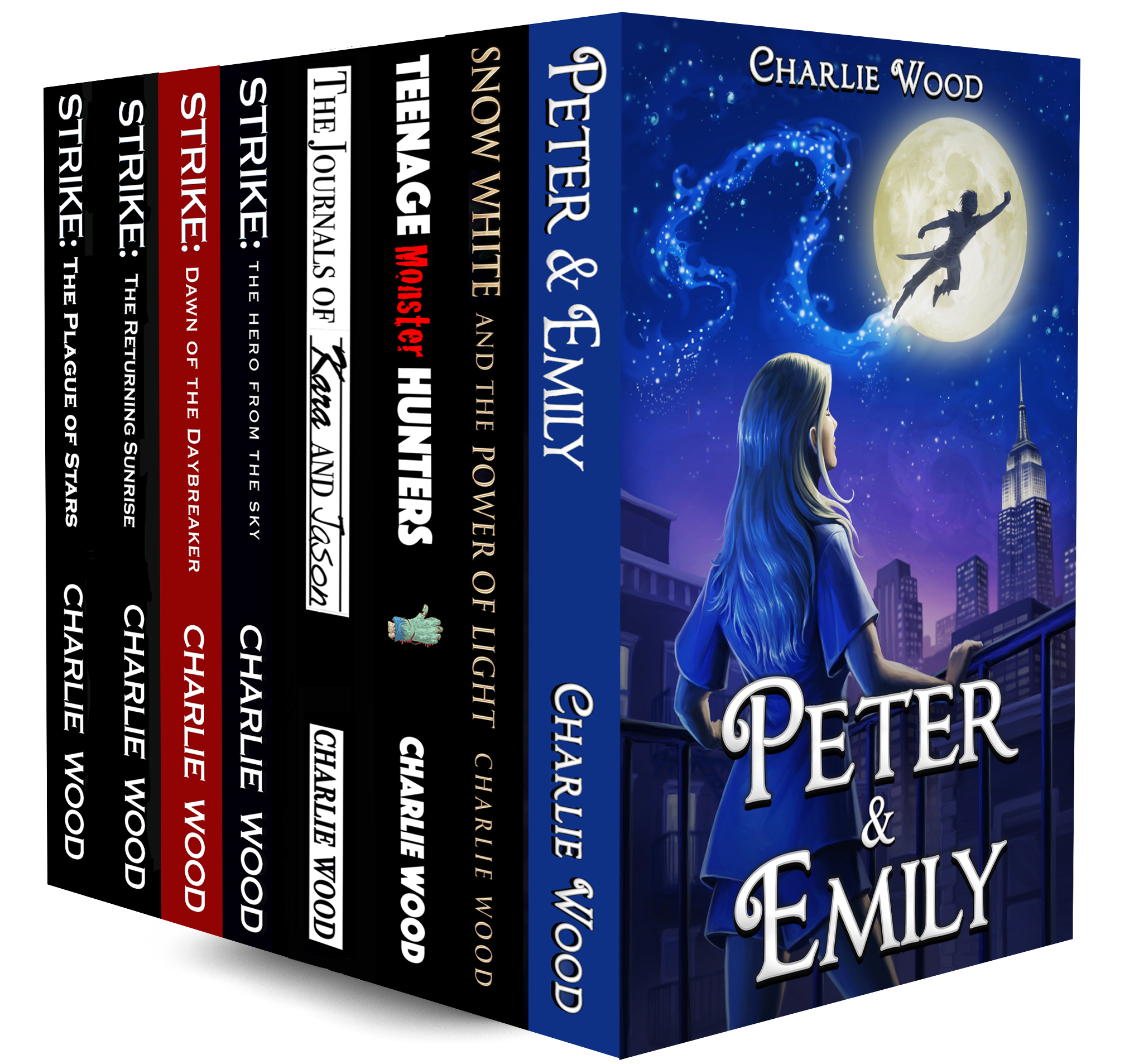 8 Book Collection: Fantasy and Adventure Box Set by Charlie Wood ...