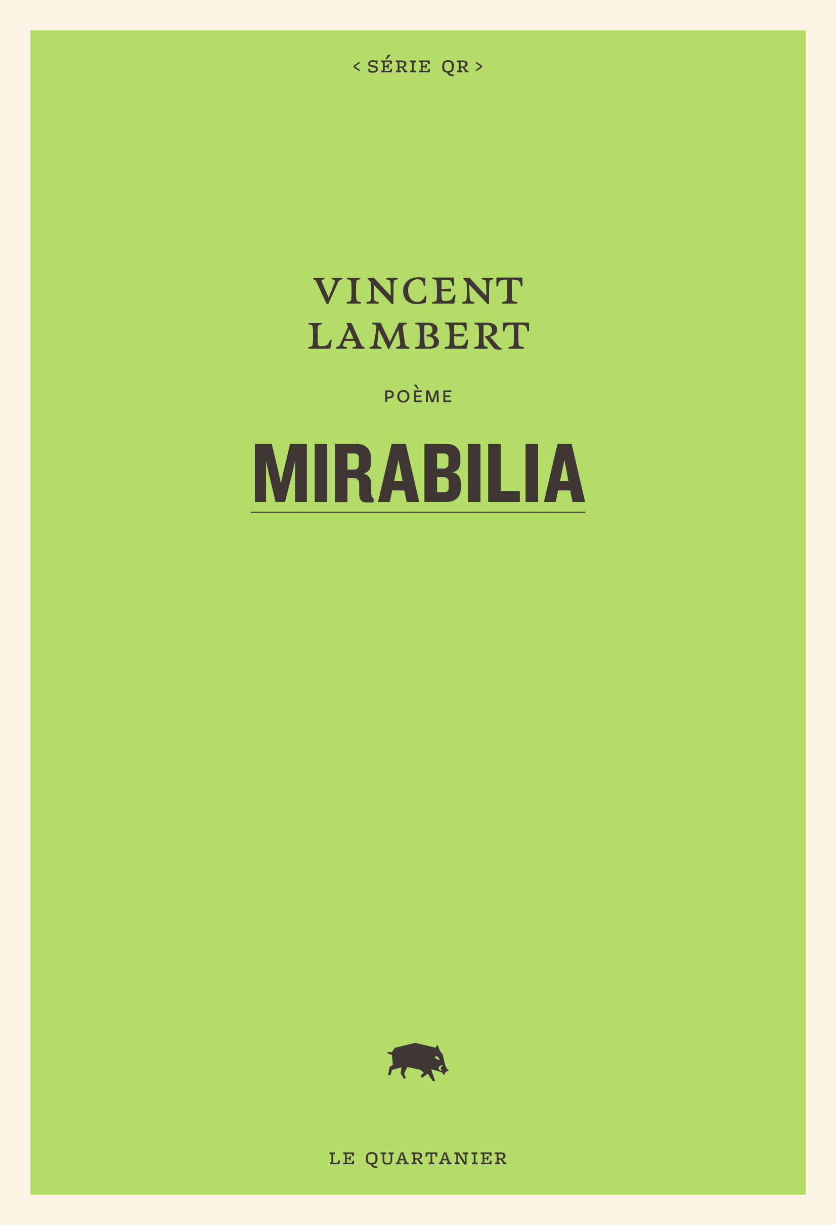 Mirabilia by Vincent Lambert | Goodreads