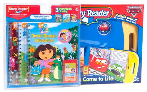 Story Reader with Disney Cars Storybook and 3 Nickelodeon Storybooks by ...