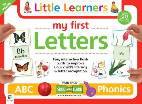 My First Letters: ABC & Phonics Flashcards Twin Pack by Hinkler Books ...