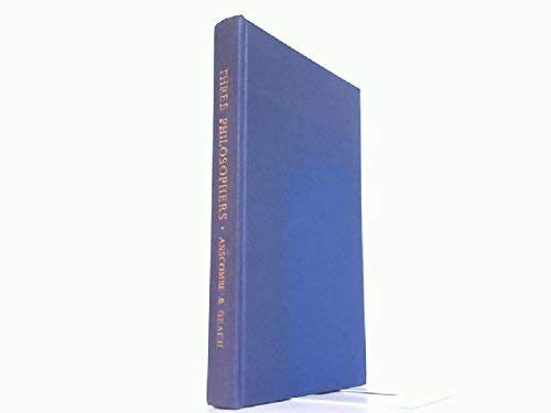 Three Philosophers by G.E.M. Anscombe | Goodreads