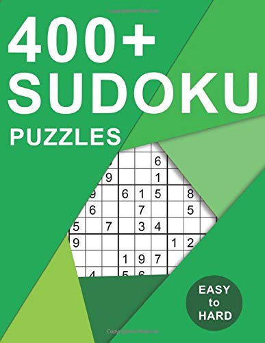 400+ Sudoku Puzzles: Sudoku Puzzle Books Easy to Hard Difficulty Levels ...