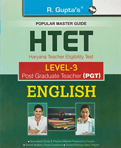 HTET (PGT) Post Graduate Teacher (Level-3) English Exam Guide by RPH ...