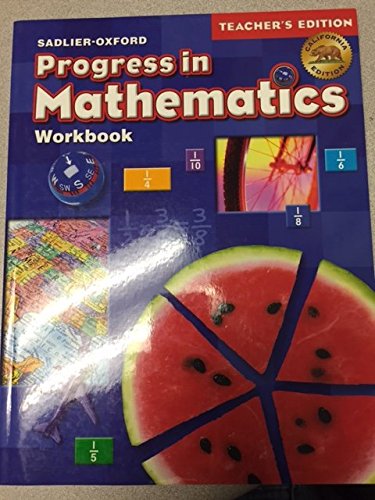 Sadlier Oxford Progress In Mathematics Workbook Teacher s Edition 