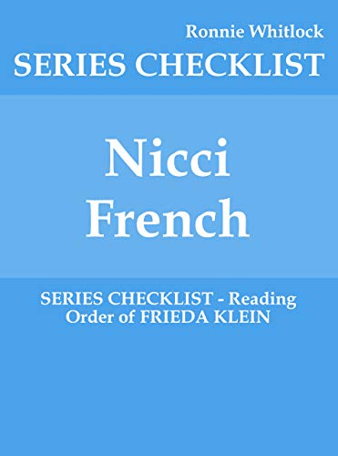 Nicci French - SERIES CHECKLIST - Reading Order of FRIEDA KLEIN by ...