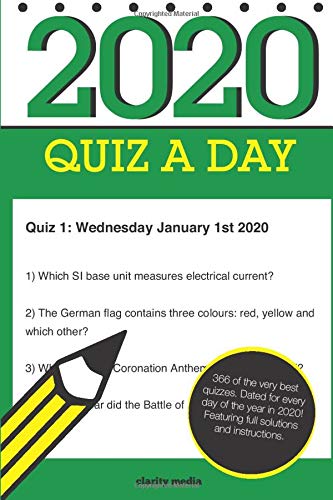 Quiz A Day 2020: 366 fun daily quizzes, with over 1,450 questions in ...