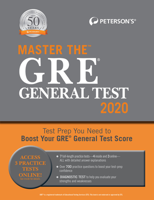 Master the GRE General Test 2020 by Peterson's | Goodreads