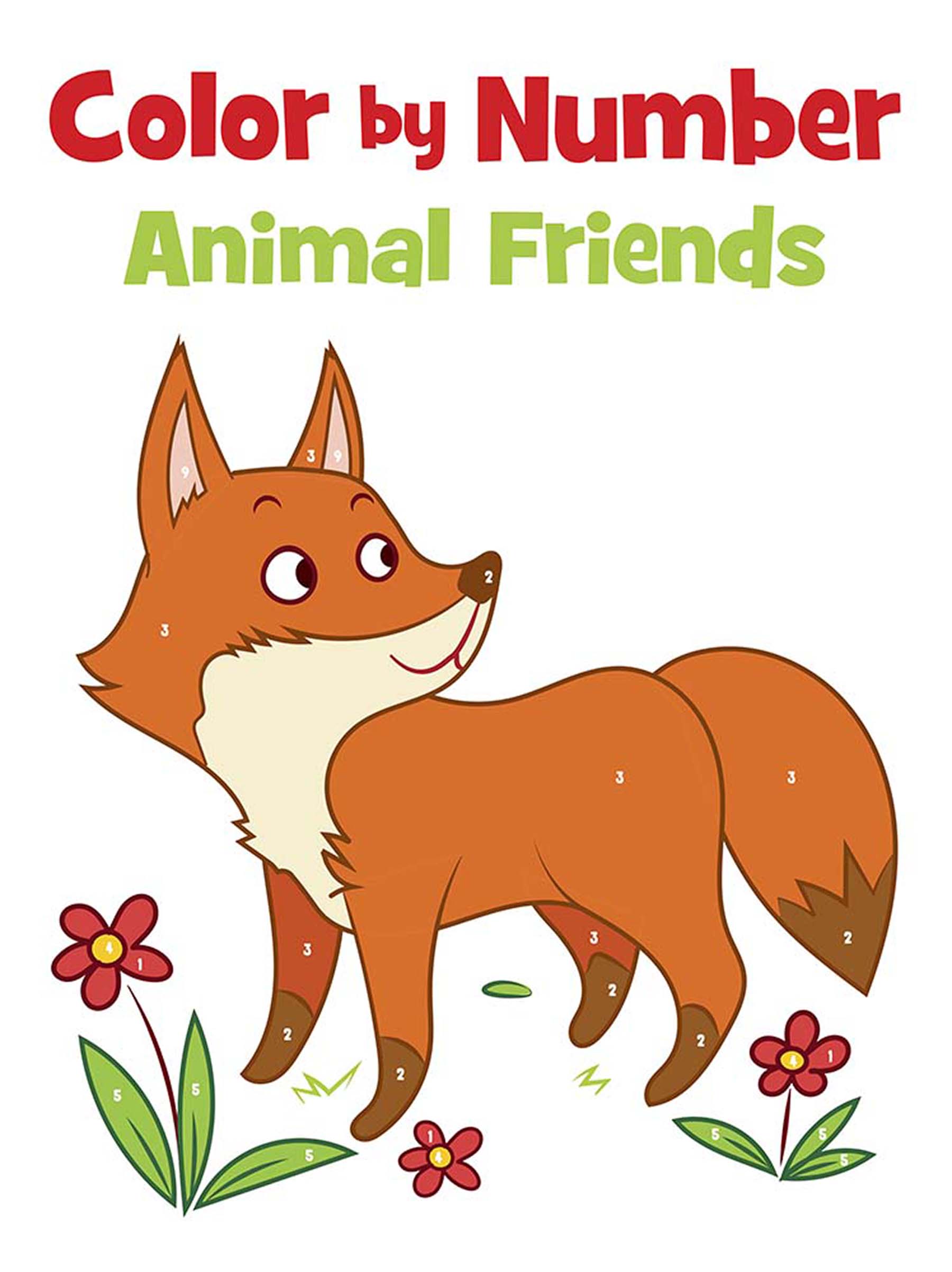 Color By Number Animal Friends by Dover Publications | Goodreads