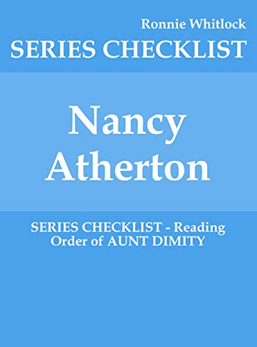 Nancy Atherton - SERIES CHECKLIST - Reading Order of AUNT DIMITY by ...