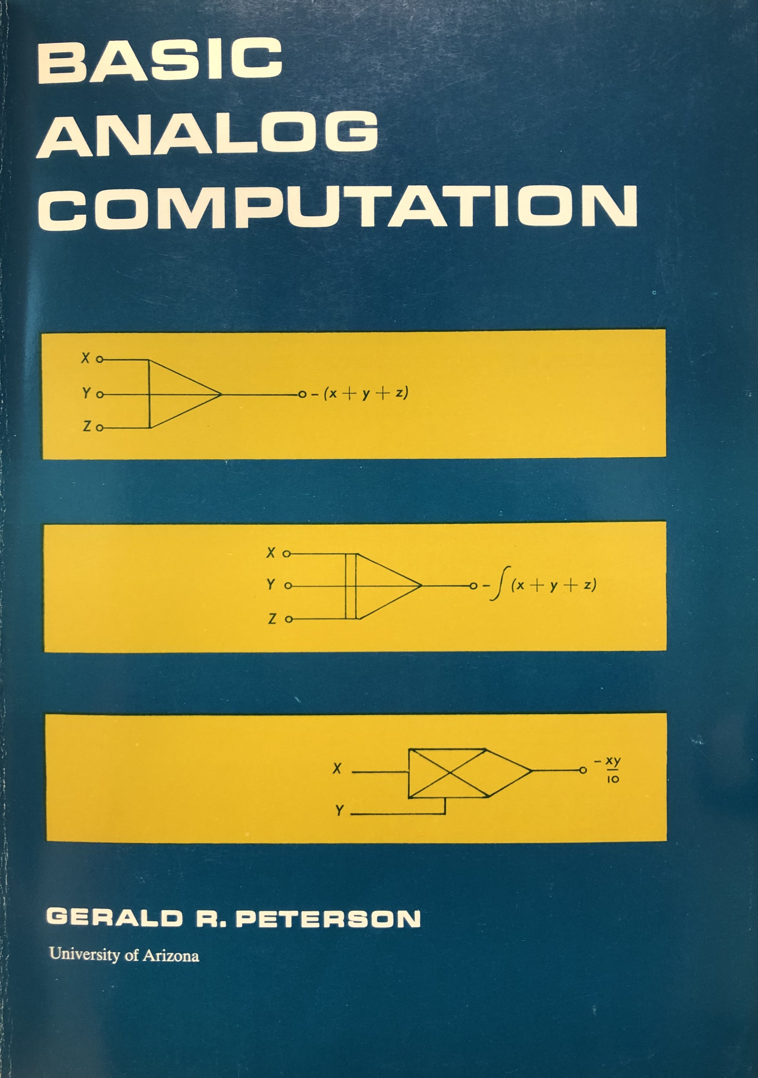 Basic Analog Computation by Gerald R. Peterson | Goodreads