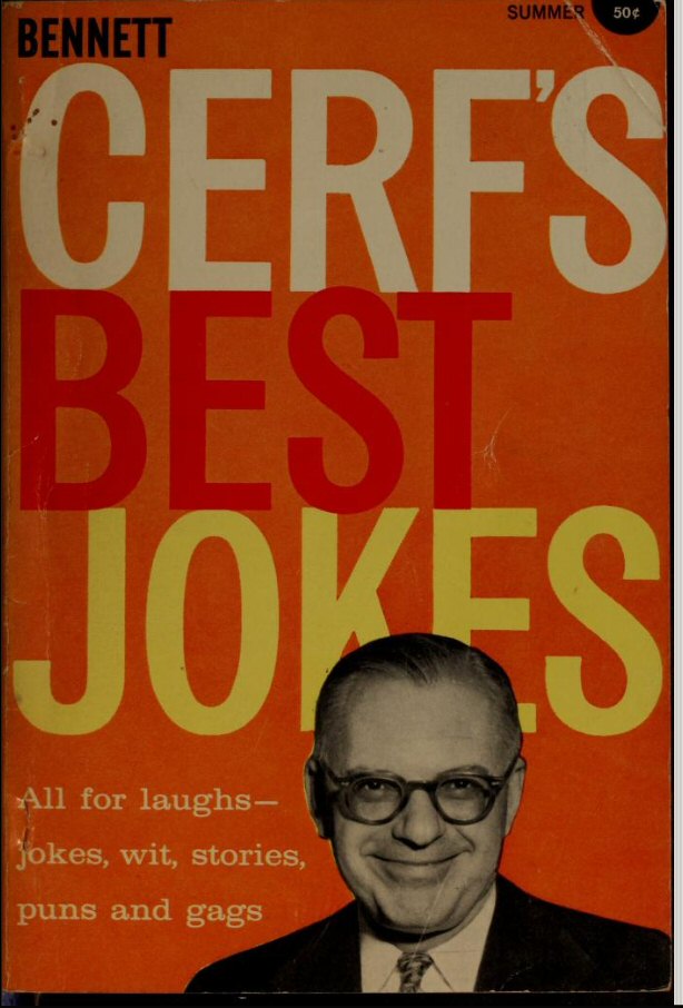 Bennett Cerf's Best Jokes by Vinton G. Cerf | Goodreads
