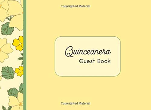 Quinceanera Guest Book: Mis Quince Sign In and Memory Book for 15th ...