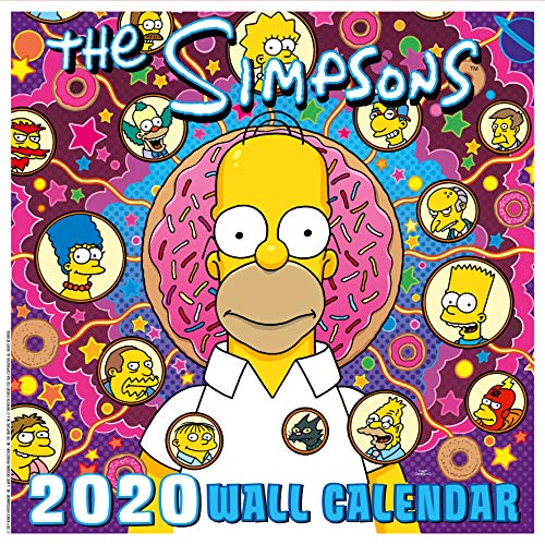 The Simpsons 2020 Calendar - Official Square Wall Format Calendar by ...