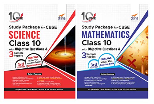 Combo 10 in One Study Package for CBSE Science & Mathematics Class 10 ...