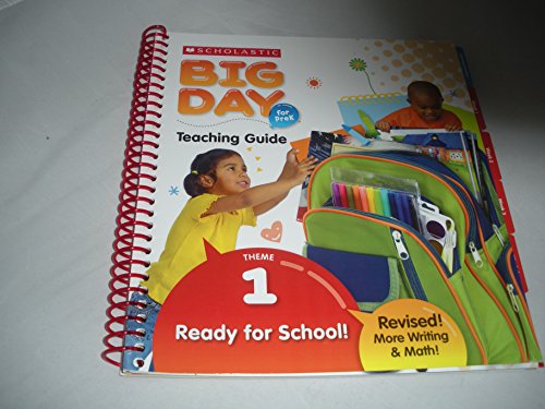 Scholastic Big Day Teaching Guide for PreK (Theme 1) Ready for School ...