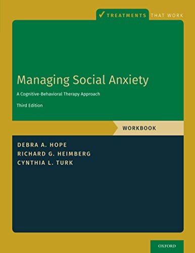 Managing Social Anxiety, Workbook: A Cognitive-Behavioral Therapy ...