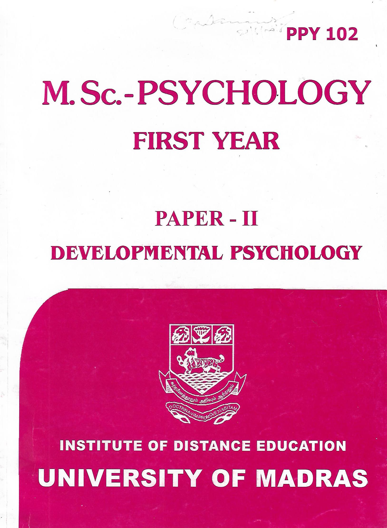 Developmental Psychology by S. Thenmozhi | Goodreads