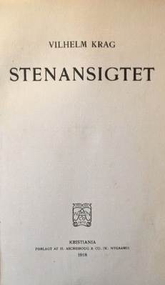 Stenansigtet by Vilhelm Krag | Goodreads